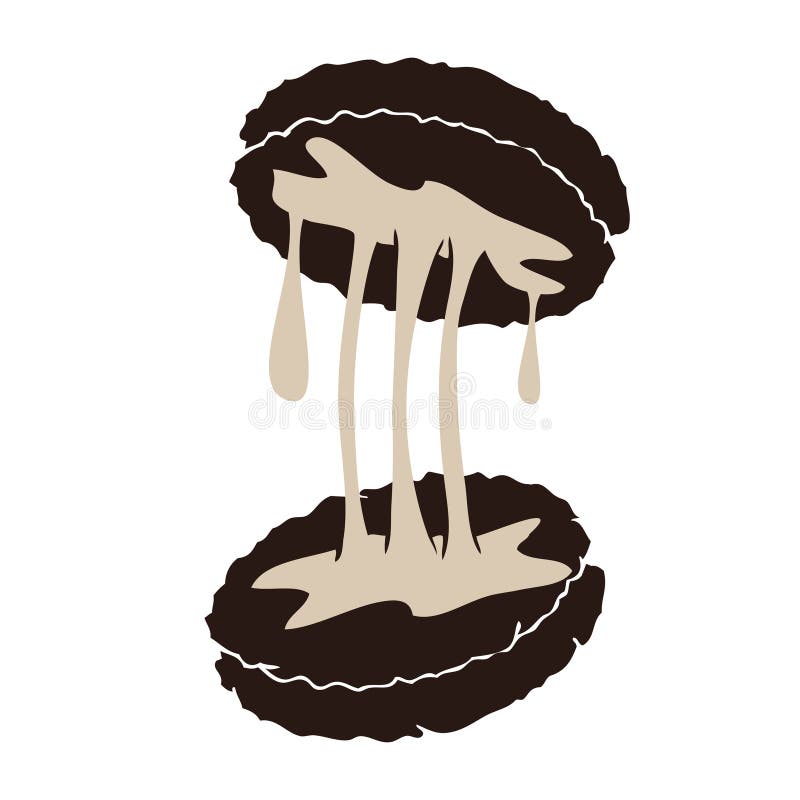 Oreo Cookie stock vector. Illustration of cookie, cream - 320255638