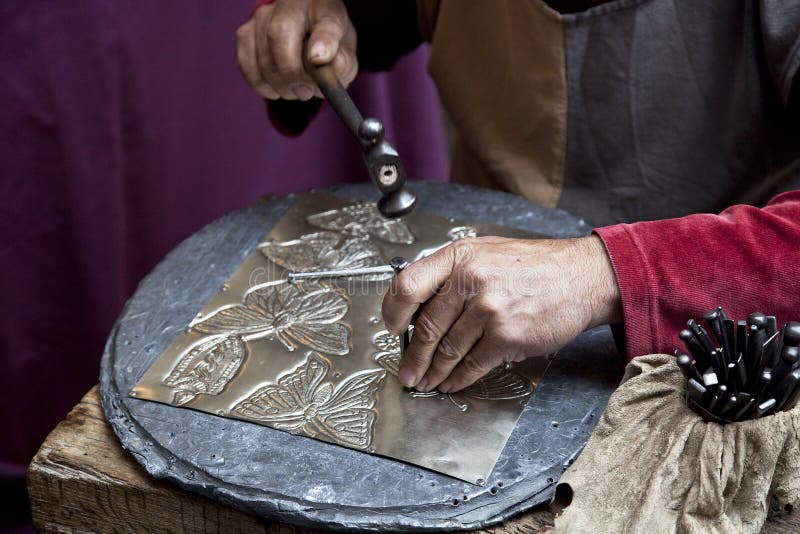 Orfebre imagen de archivo. Imagen de arte, proceso, manos - 8027323