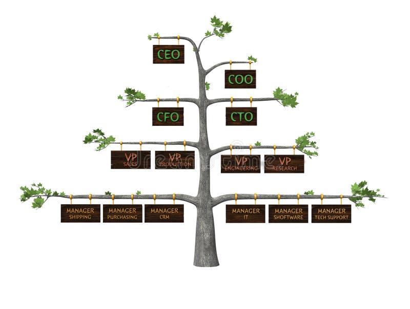 Org Chart, eco friendly stock illustration. Illustration of healthy ...