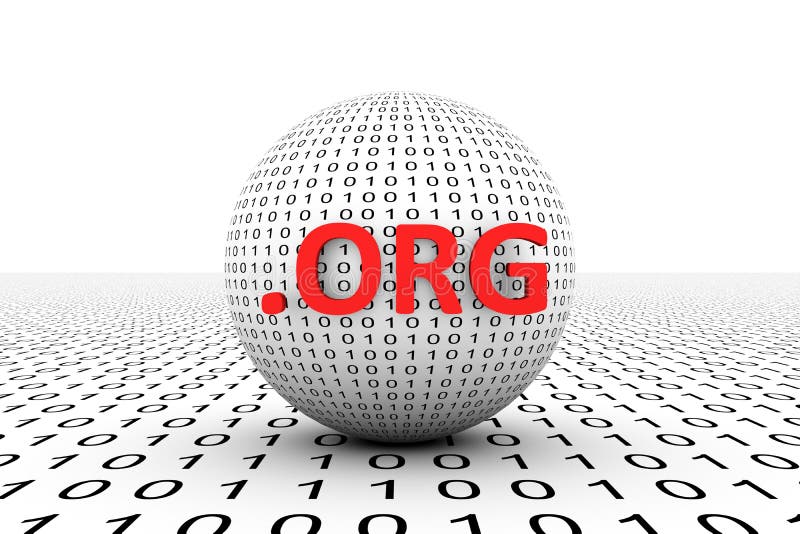 ORG conceptual sphere stock illustration. Illustration of binary - 98839592