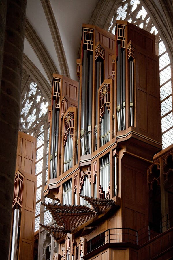 Medieval organ stock photo. Image of history, style, johann - 18355192
