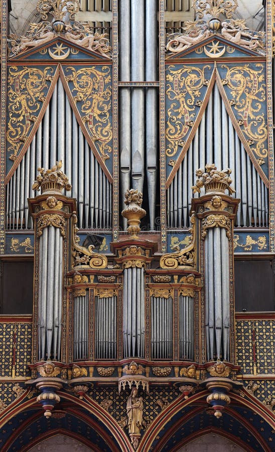 Medieval organ stock photo. Image of history, style, johann - 18355192