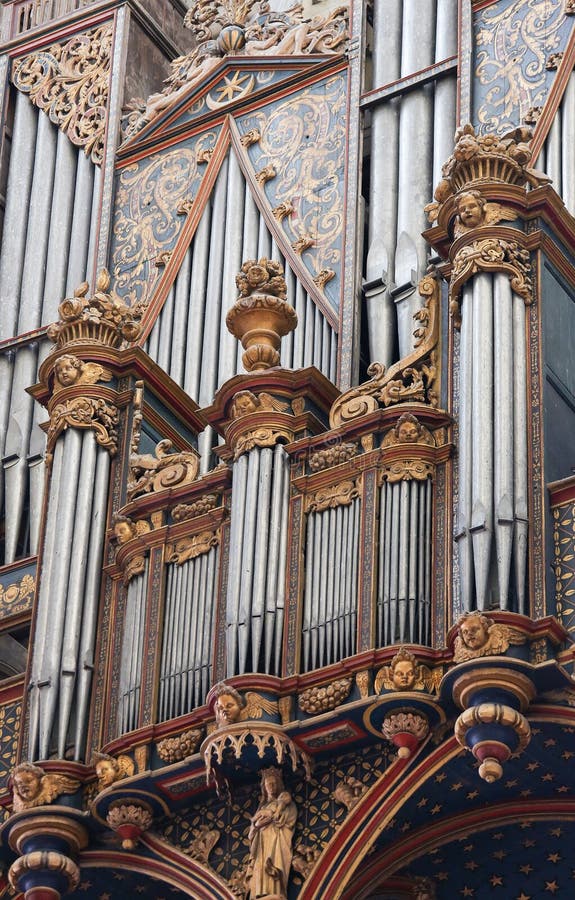 Medieval organ stock photo. Image of history, style, johann - 18355192