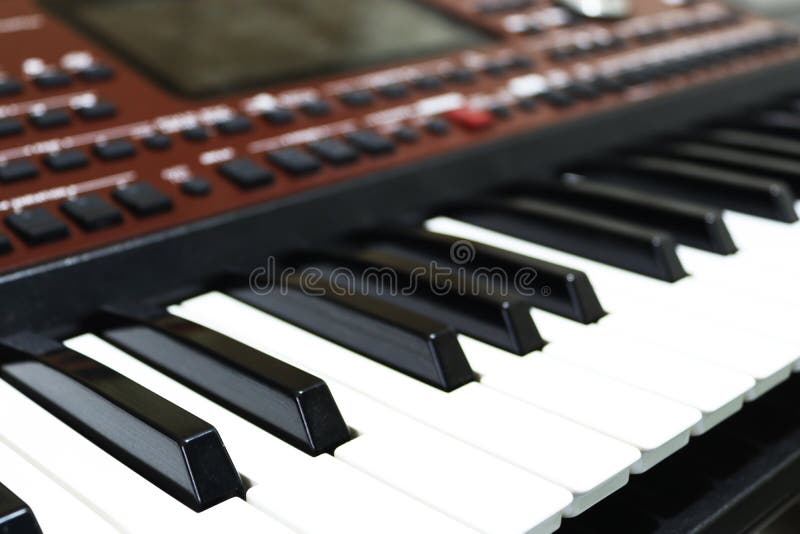 On the Organ Black and White Keys Stock Photo - Image of piano, organ ...