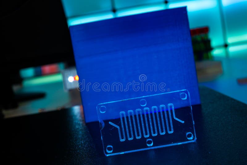 Organ-on-a-chip OOC - Microfluidic Device Chip that Simulates ...