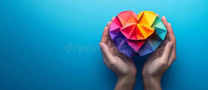 Organ Donation is Creatively Visualized with Hands and Paper Models of ...