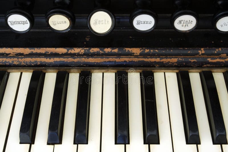 Organ Keys stock image. Image of church, piano, instrument - 5623383