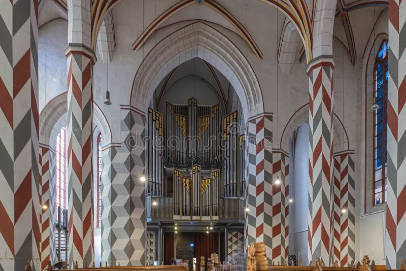 Organ of St Jacobi Church in Goettingen, Germany Stock Photo - Image of ...