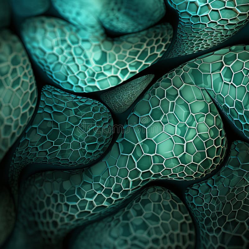 Organic 3d Tiled Background with Biomimicry Inspired Lace Patterns ...