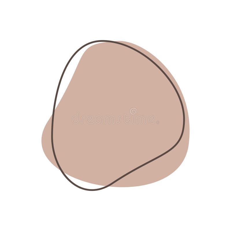 Organic Abstract Aesthetic Fluid Shapes Set. Creative Aesthetic Liquid ...