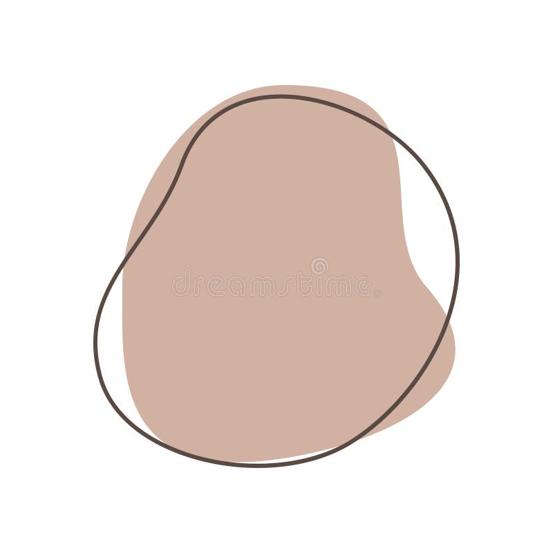 Organic Abstract Aesthetic Fluid Shapes Set. Creative Aesthetic Liquid ...