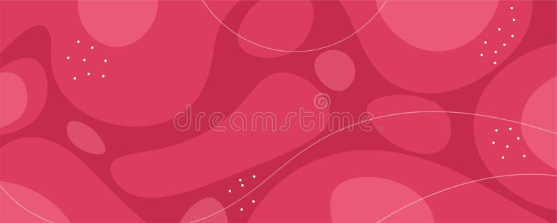 Organic Abstract Geometric Shapes. Modern Pattern with Curved Lines ...