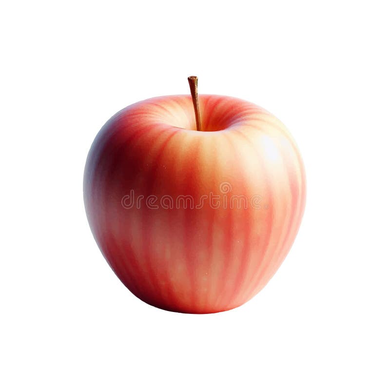 Organic apple vector stock vector. Illustration of produce - 331205478