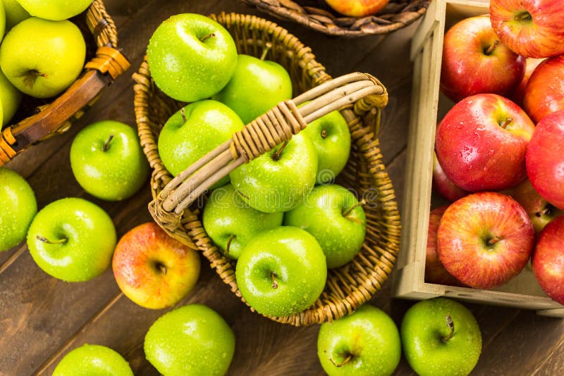 Organic apples stock image. Image of fruit, gold, plant - 59450401