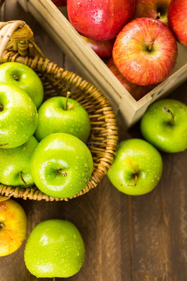 Organic apples stock image. Image of large, fuji, golden - 59474161