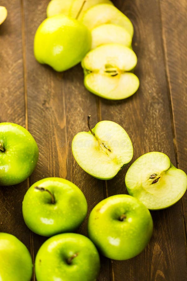 Organic apples stock photo. Image of large, sliced, ripe - 59450476