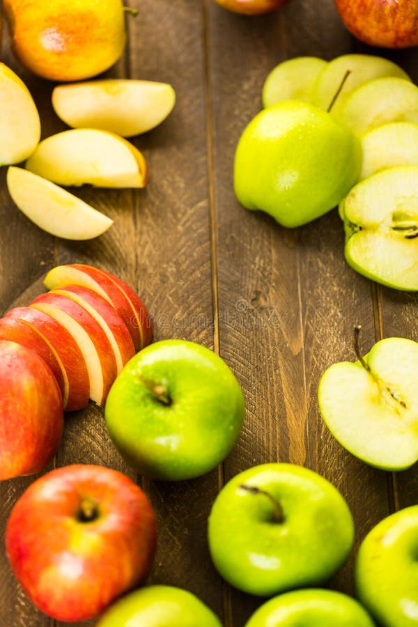 Organic apples stock photo. Image of sliced, kitchenware - 59470374