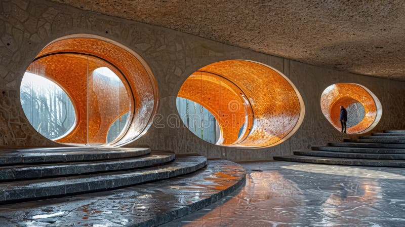 Organic Architecture, this Oasis Incorporates Flowing Lines and Natural ...