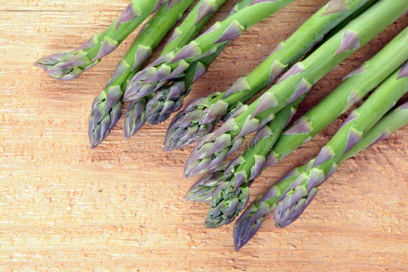 Organic asparagus stock photo. Image of table, rustic - 155818636