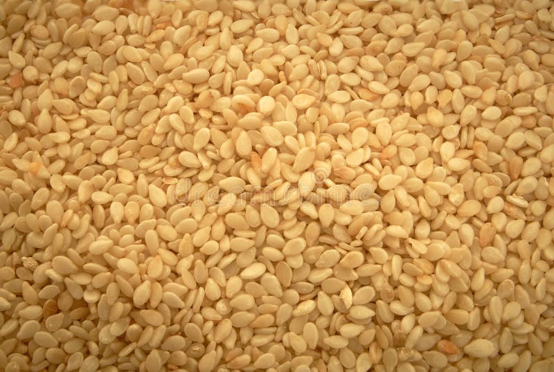 Background Texture Sesame Seeds Stock Photo - Image of grain, bran ...