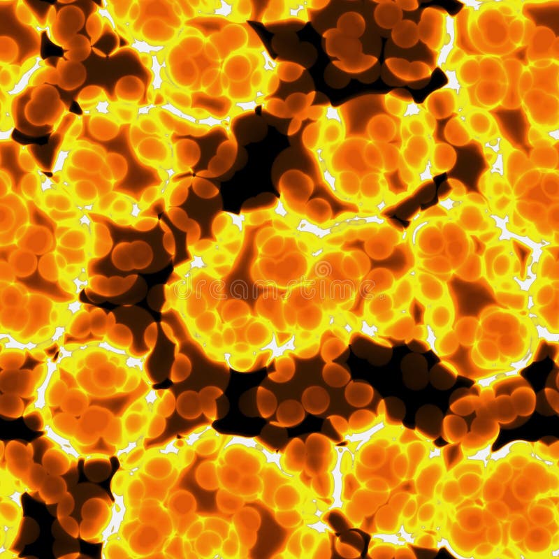 Organic Background with Yellow and Red Dividing Cells Stock ...