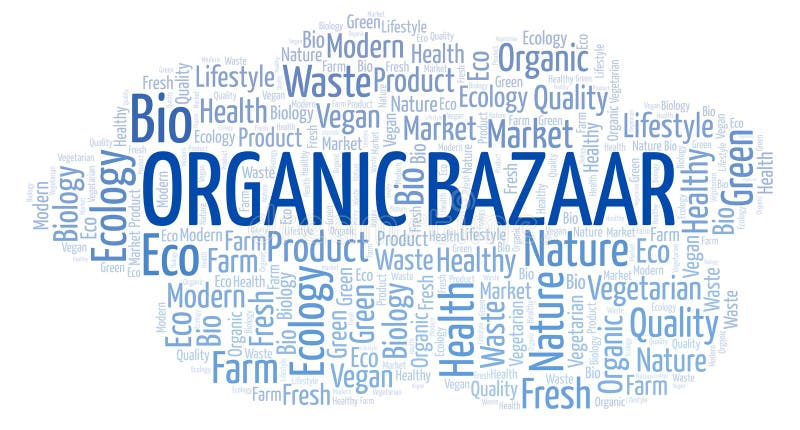 Bazaar word cloud stock vector. Illustration of stall - 190475824