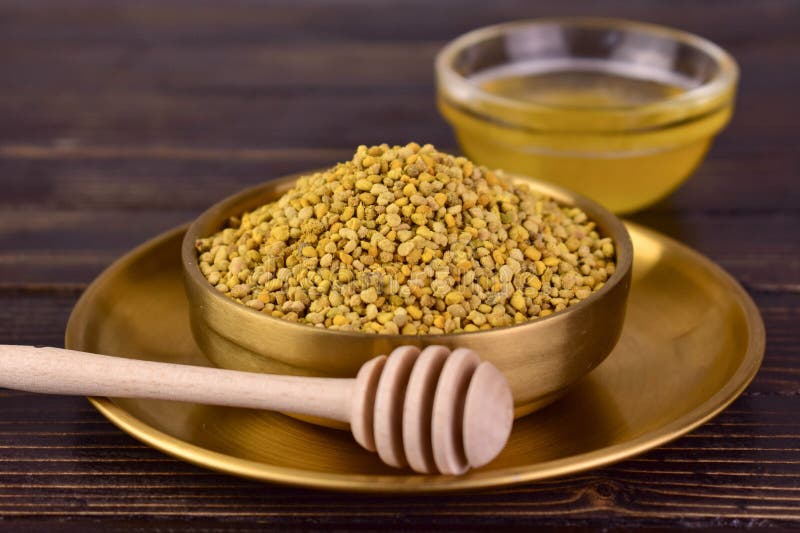 Organic Bee Product Propolis. Homeopathic Nutrition Concept with Bee ...