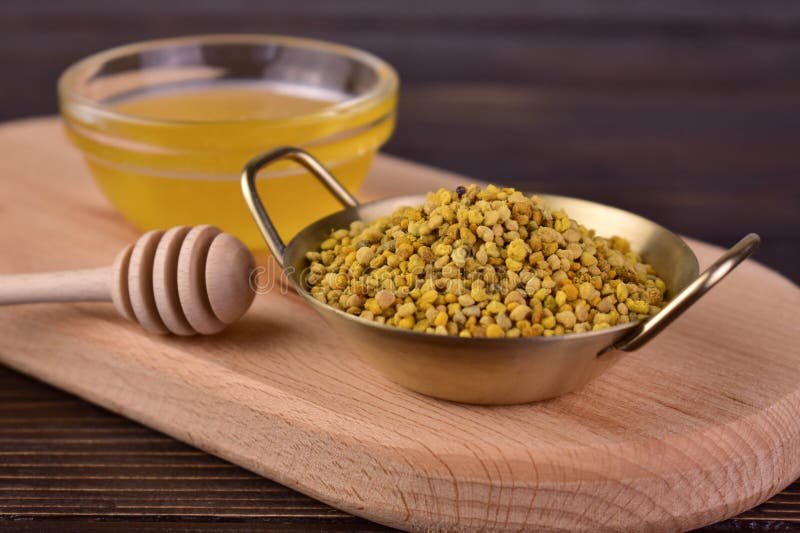 Organic Bee Product Propolis. Homeopathic Nutrition Concept with Bee ...