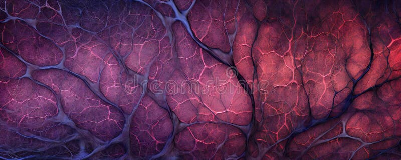 Abstract Background of Brain Veins Structure Stock Illustration ...