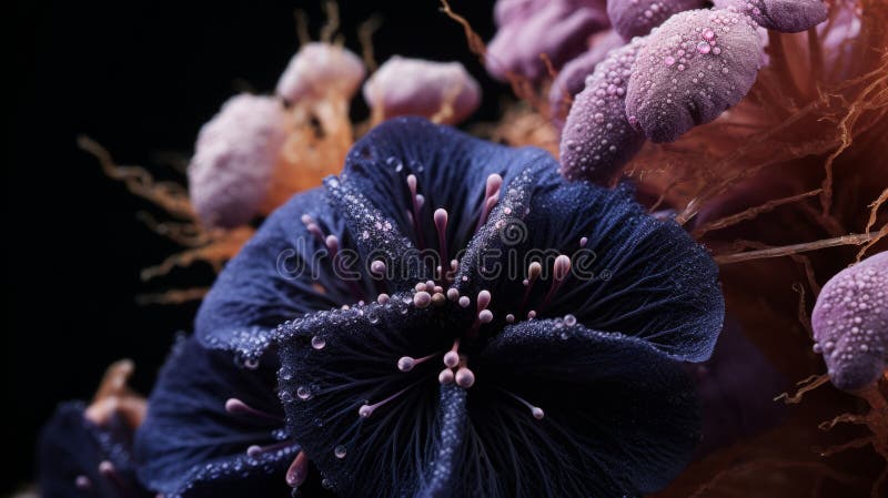 Organic Biomorphic Forms: a Hyper-realistic Photo Shoot with Blue and ...