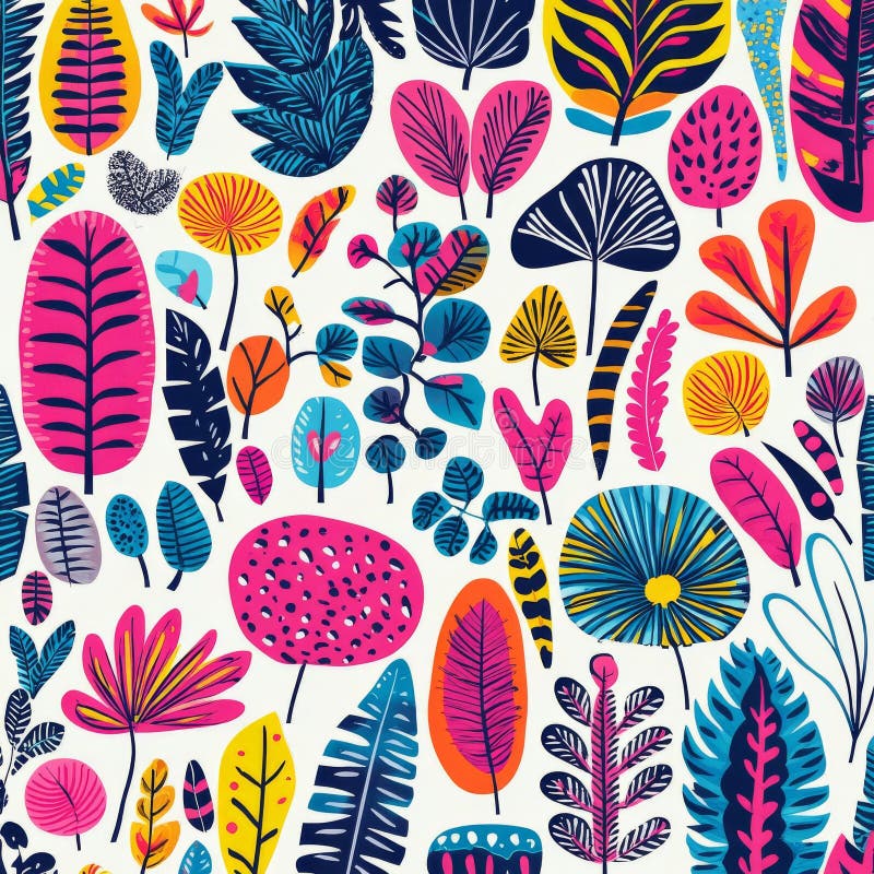 Organic Biophilic Textures are Embellished with Pencil Drawings Stock ...