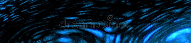 Organic Blue Abstract Painting Stock Illustration - Illustration of ...