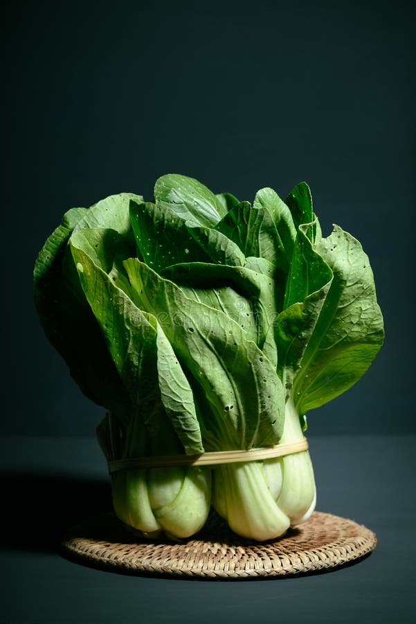 Organic Bok Choy or Pak Choi Chinese Cabbage Stock Image - Image of ...