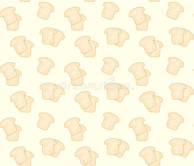 Bread pattern background stock vector. Illustration of baker - 123960900