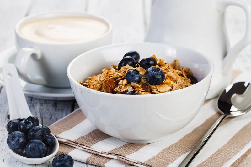 Organic Breakfast stock photo. Image of diet, fruit, dessert - 58212516