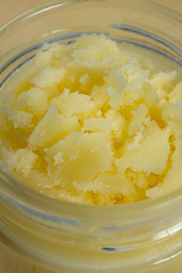 Organic Clarified Ghee Butter for Cooking Stock Image - Image of soft ...