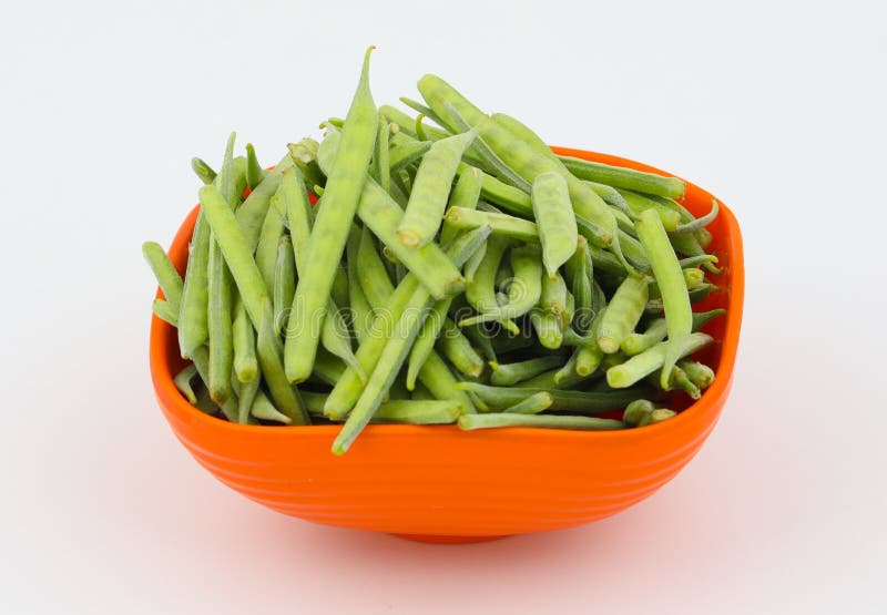 Organic Cluster beans stock image. Image of white, texture - 92971941