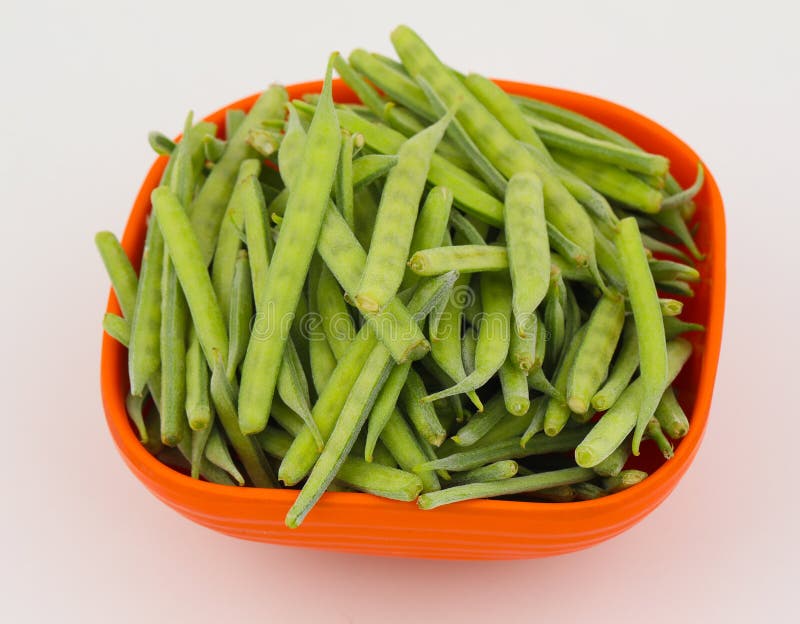 Cyamopsis Tetragonaloba, Guar Bean, Cluster Bean Stock Image - Image of ...