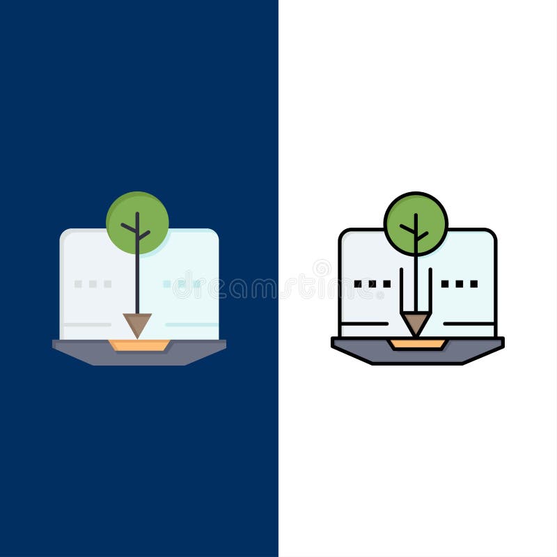 Organic, Content, Organic Content, Digital Icons. Flat and Line Filled ...