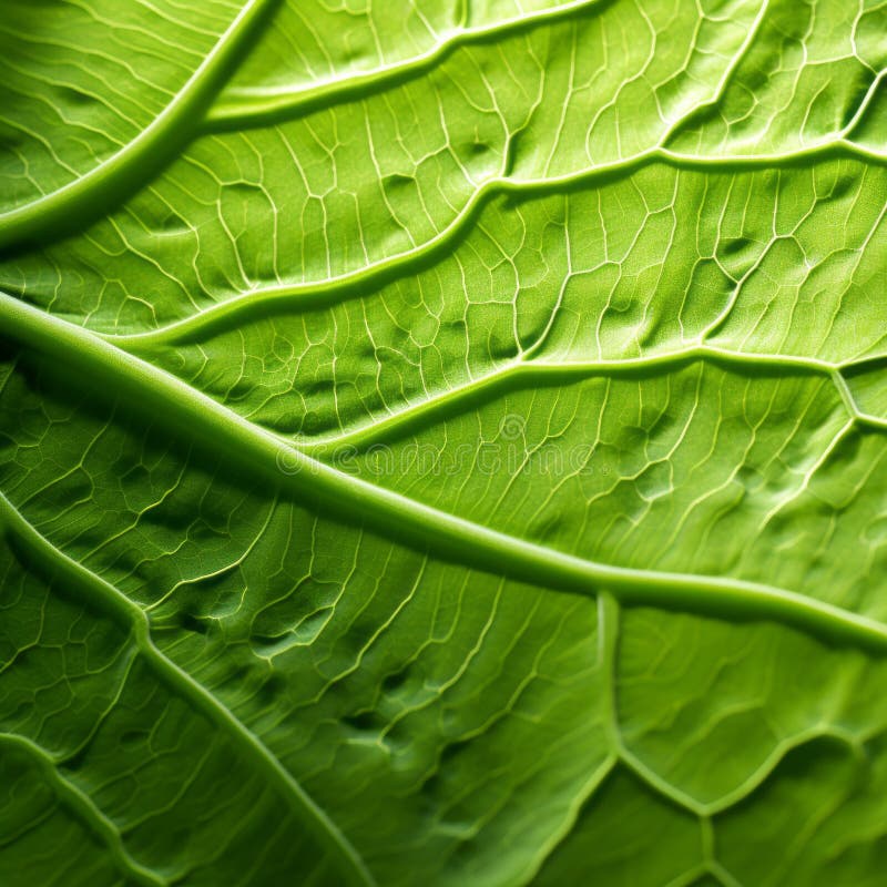Organic Contours: a Close-up of a Green Geranium Leaf in Uhd Stock ...