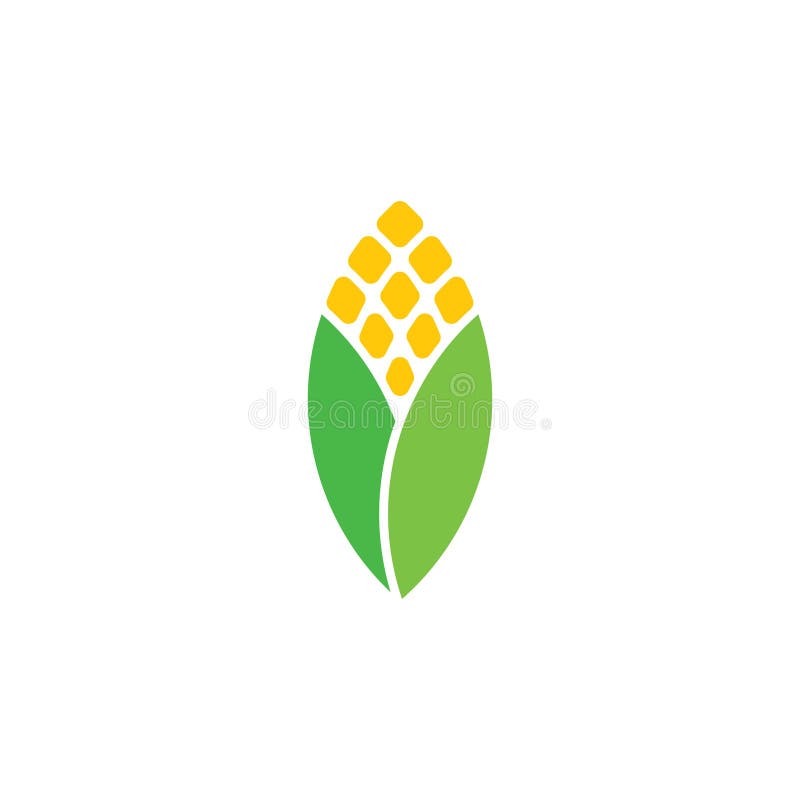 Organic Corn Logo Vector Icon Clipart Stock Vector - Illustration of ...