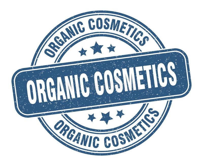Organic Cosmetics Stamp. Organic Cosmetics Label. Round Grunge Sign ...