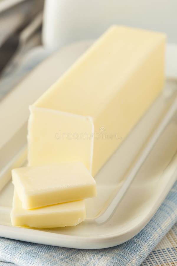 Organic Dairy Yellow Butter Stock Photo - Image of spread, natural ...