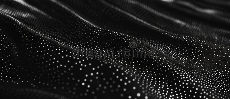 Organic Dot Texture with Natural Distribution on a Black Background ...