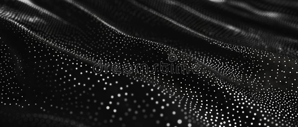 Organic Dot Texture with Natural Distribution on a Black Background ...