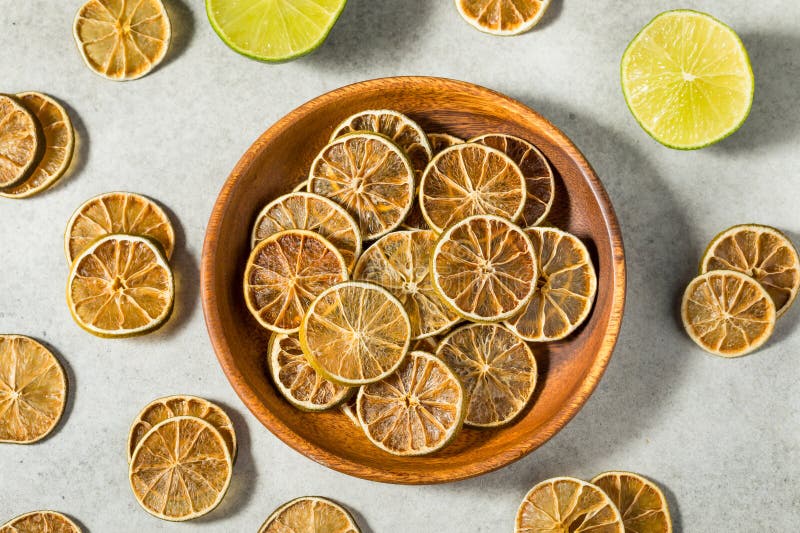 Organic Dried Dehydrated Lime Slices Stock Image - Image of delicious ...