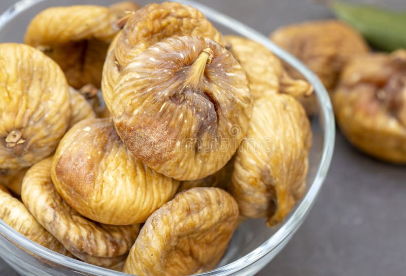 Organic, Dried Figs Detail Photo Stock Photo - Image of brown ...