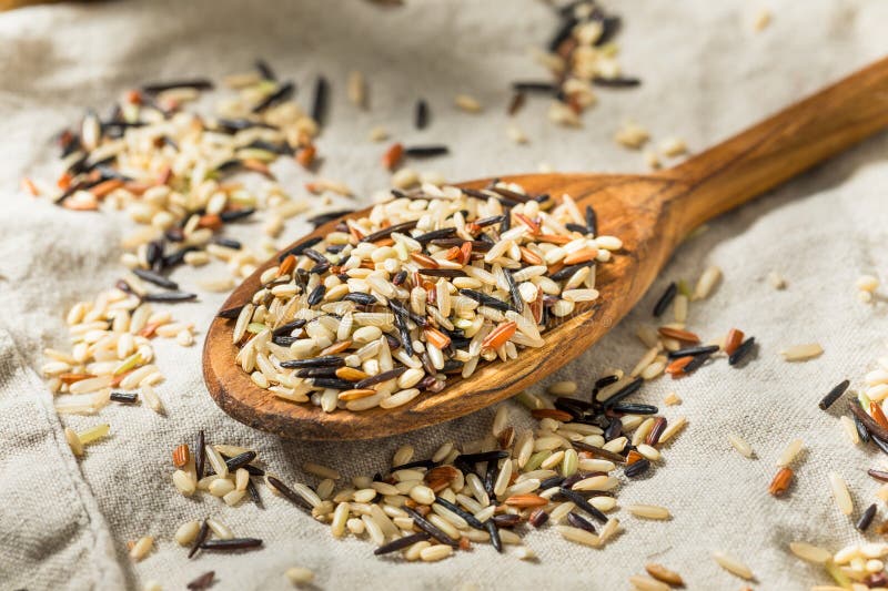 Organic Dry Asian Wild Rice Stock Image - Image of seed, health: 367674775