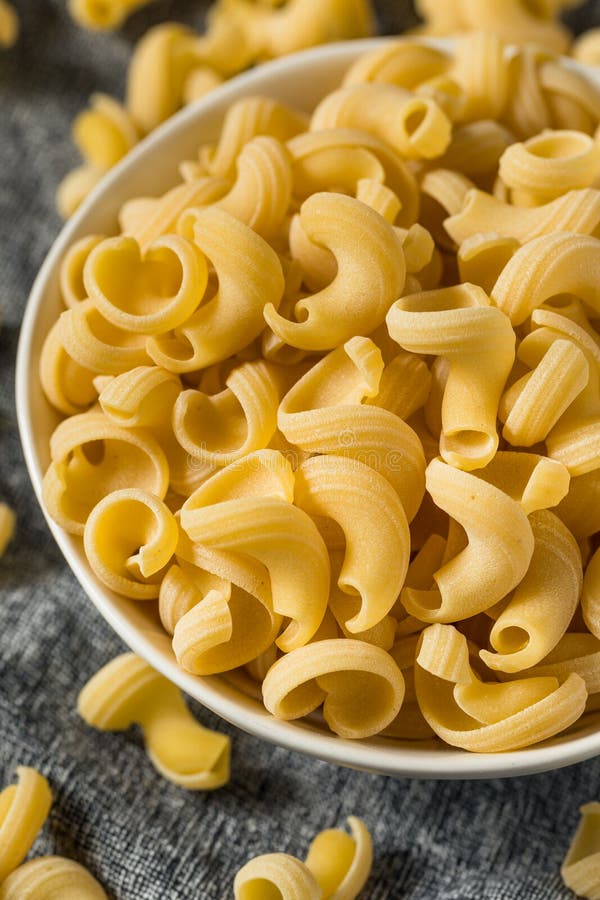 Organic Dry Cavatappi Pasta Stock Photo - Image of nutrition, food ...