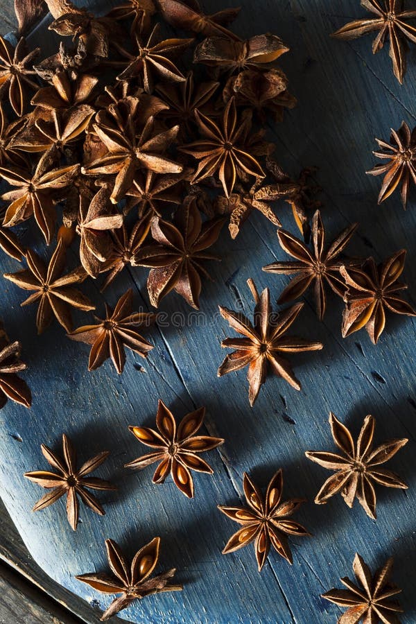 Organic Dry Star of Anise stock photo. Image of spice - 50196342